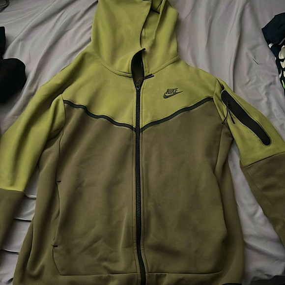 Nike | Jackets & Coats | Olive Green Nike Tech | Poshmark